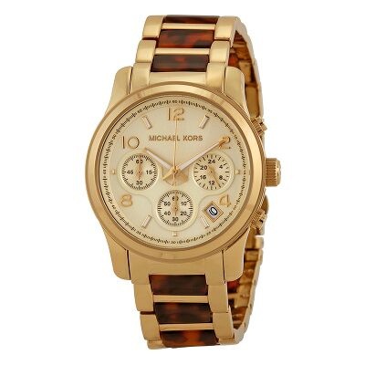 Michael Kors Garner Gold Dial Ladies Watch MK2574 MK2574 - Watches ...