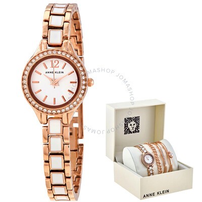 Swarovski Rock Bangle Crystal White Dial Ladies Watch 5376092 5376092 ...