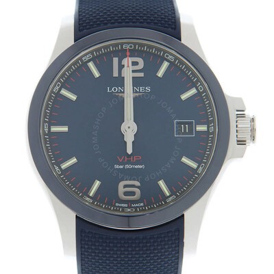 Longines Conquest V.H.P. Black Carbon Dial Men's Watch L3.716.2.66.9 L3 ...