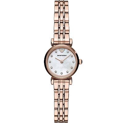 Emporio Armani Gianni T-Bar Quartz White Dial Ladies Watch AR11267 ...