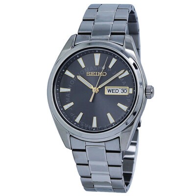 Seiko Quartz Blue Dial Stainless Steel Men's Watch SUR341P1 SUR341P1 ...