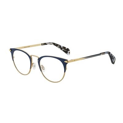 Rag And Bone Unisex Gold Tone Square Eyeglass Frames RNB70210J5G0056 ...