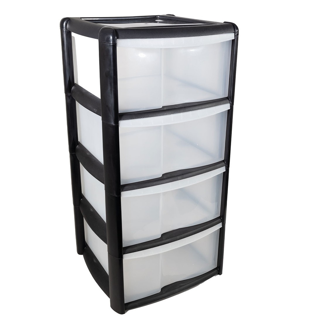 Black storage drawers store